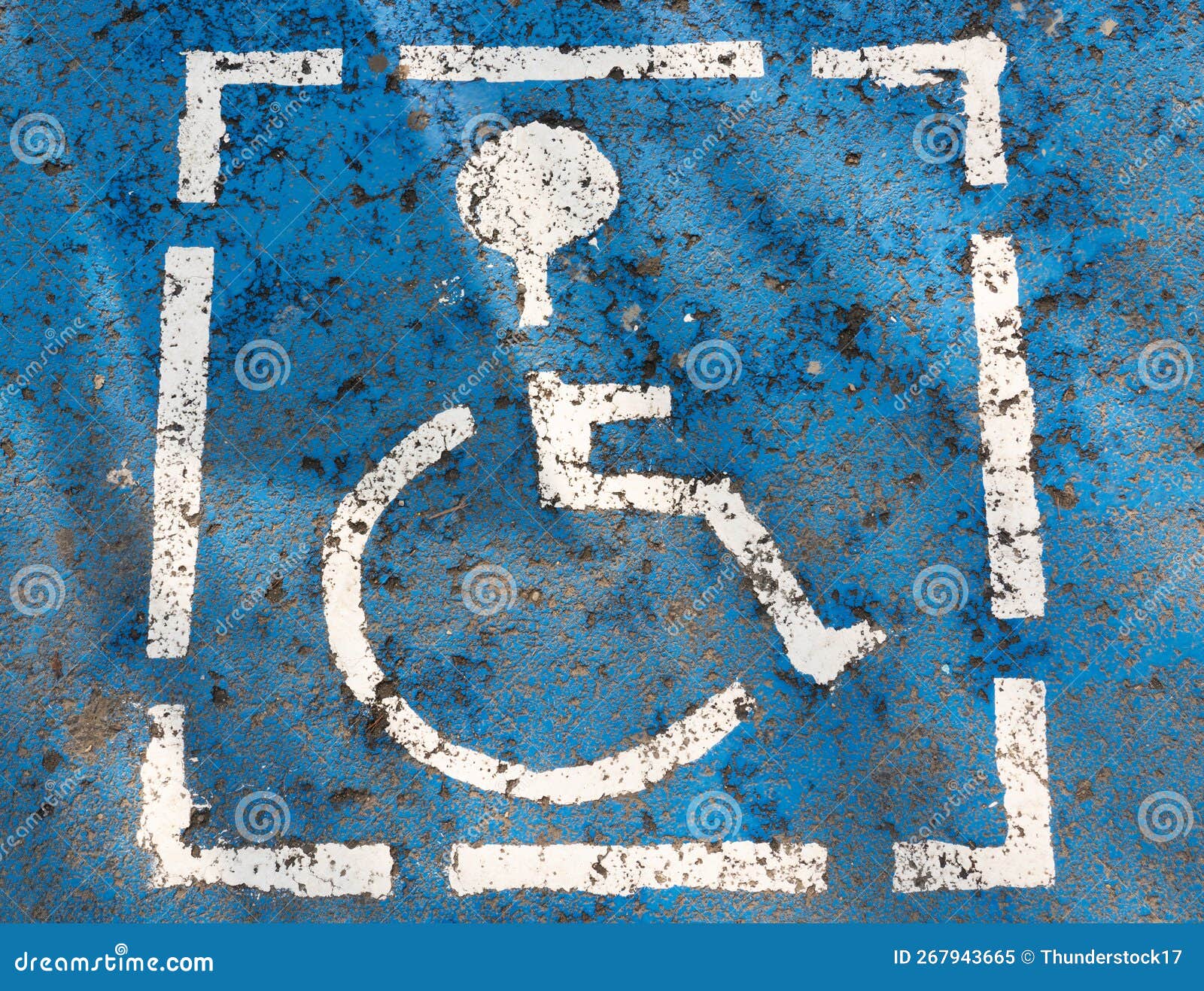 Priority Parking Spot for People with Disabilities Stock Image - Image ...