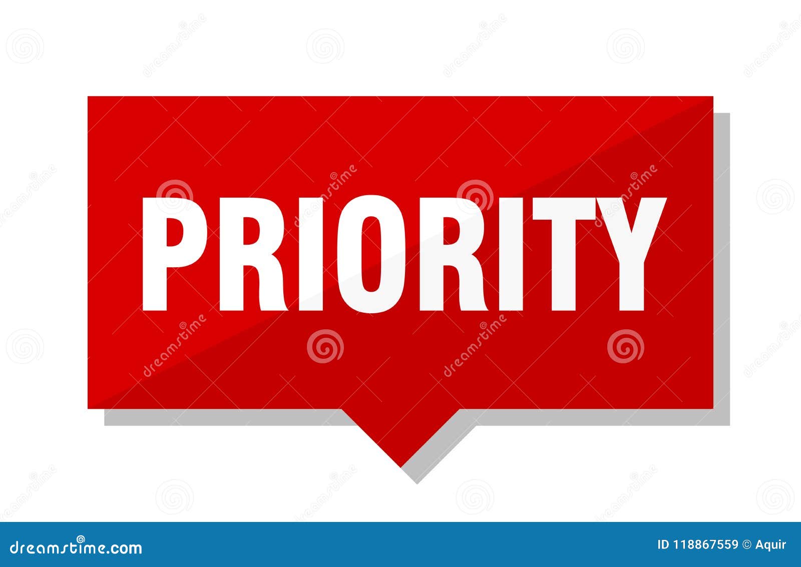 Priority price tag stock vector. Illustration of sticker - 118867559