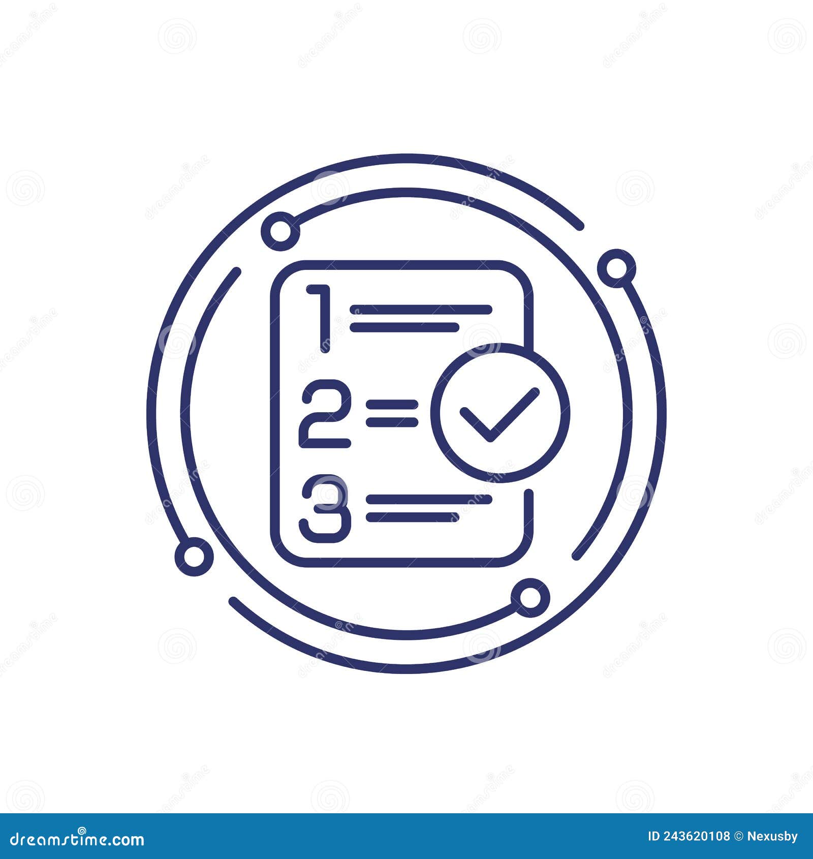 Priority, Prioritize Tasks Icon, Linear Design Vector Illustration ...