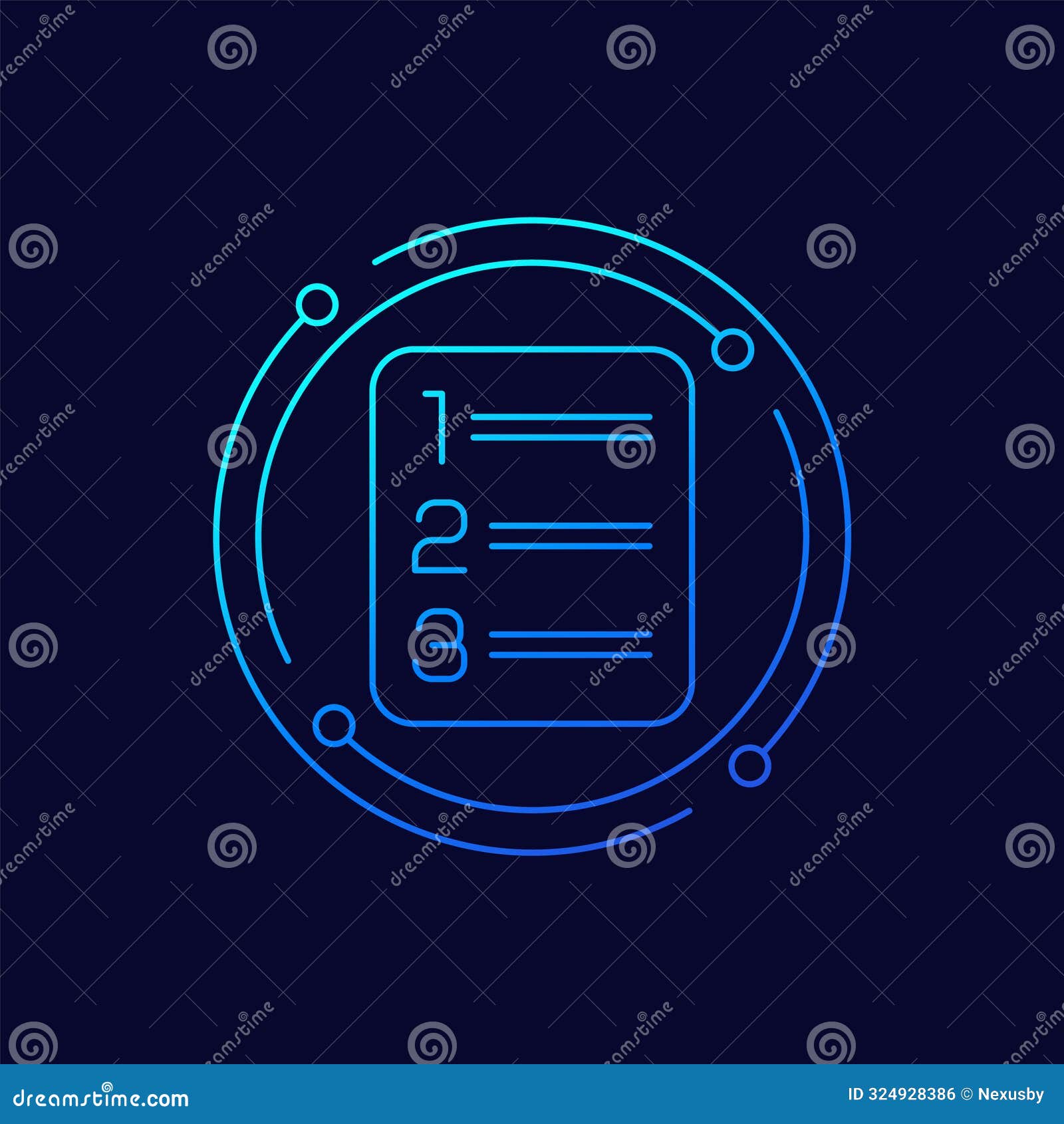 Priority, Prioritize Tasks Icon, Linear Design Stock Illustration ...