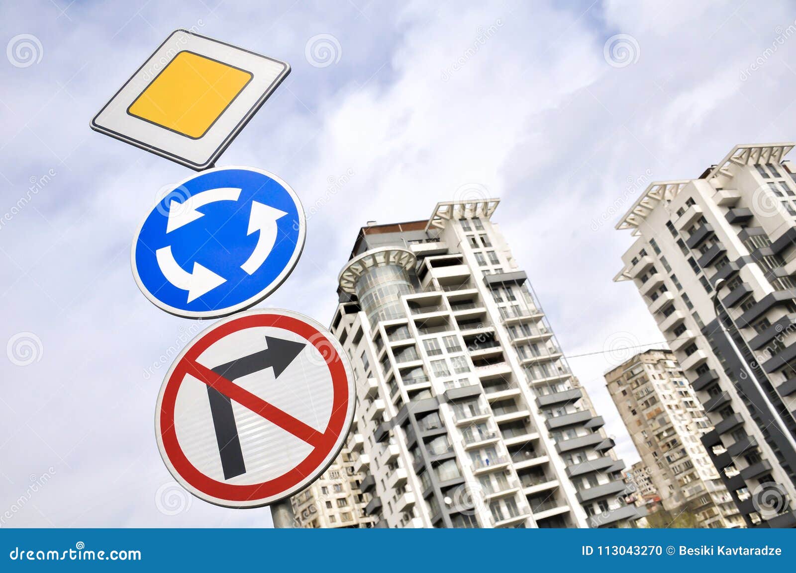 Priority Road Sign in Daytime Stock Photo - Image of metal, driving ...