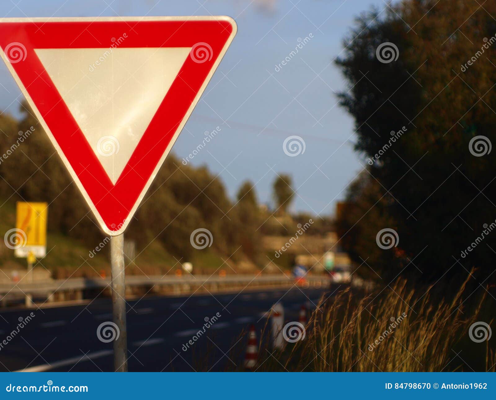 Priority Road Sign stock photo. Image of police, life - 84798670