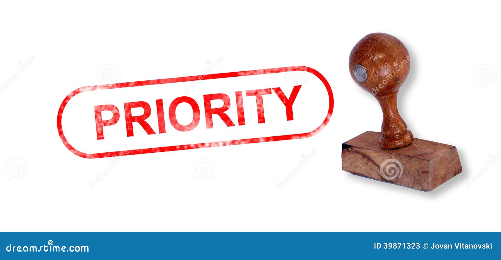 PRIORITY Rubber Stamp stock image. Image of word, business - 39871323