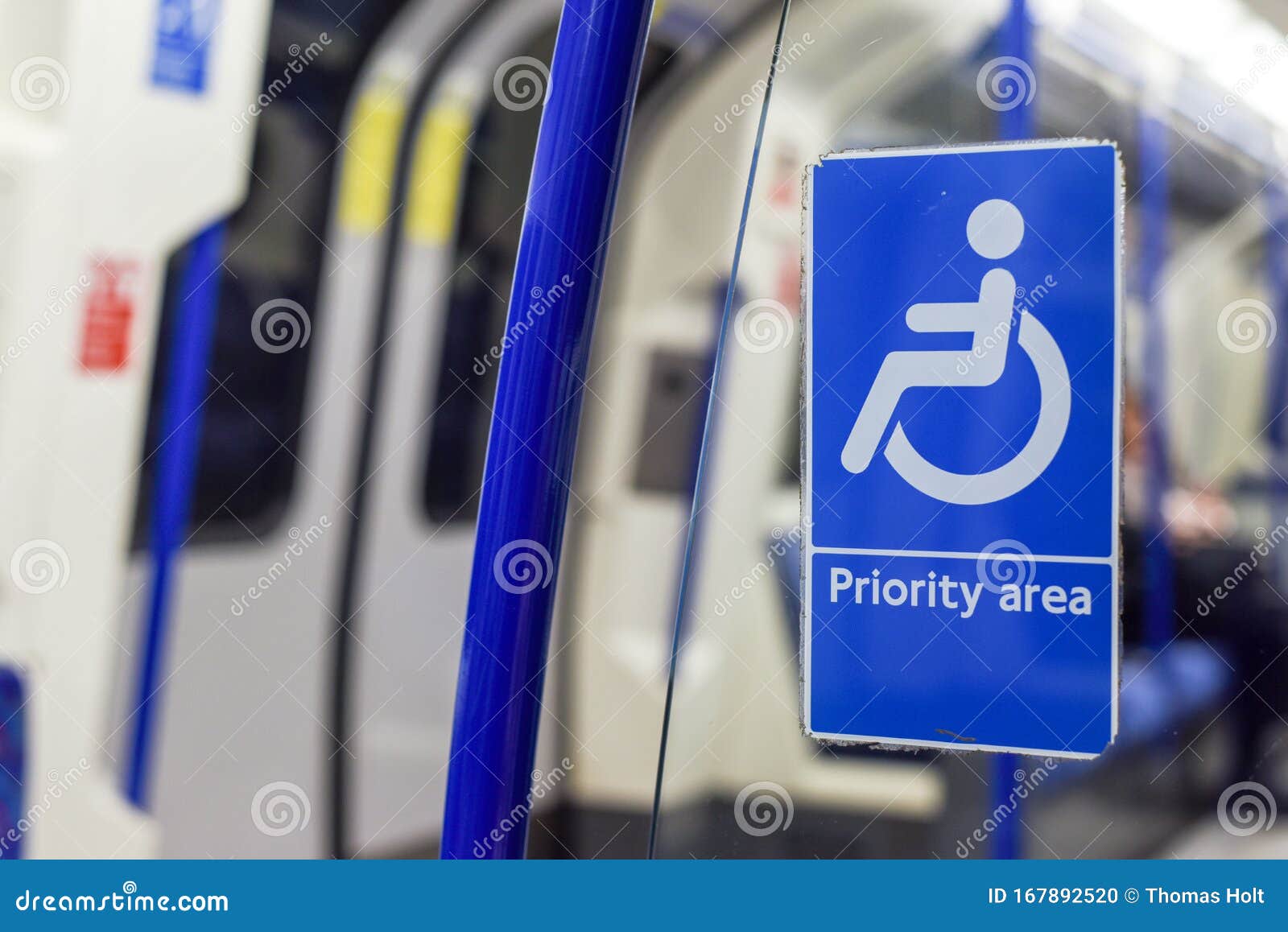 Priority Seating Area for People Using Wheelchair or with a Disability ...