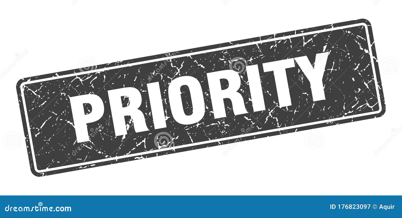 Priority Sign. Priority Grunge Stamp Stock Vector - Illustration of ...