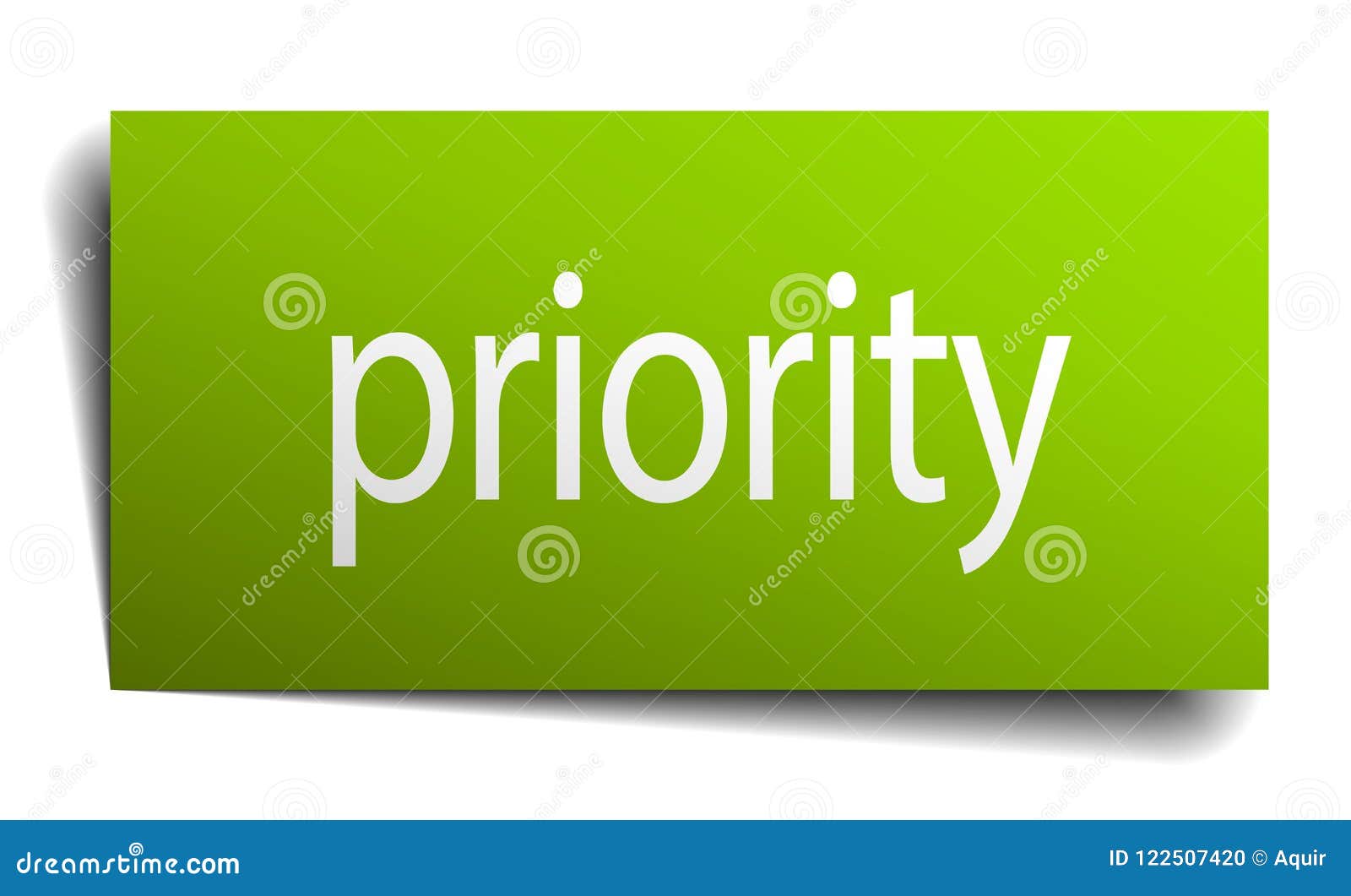 Priority sign stock vector. Illustration of white, isolated - 122507420