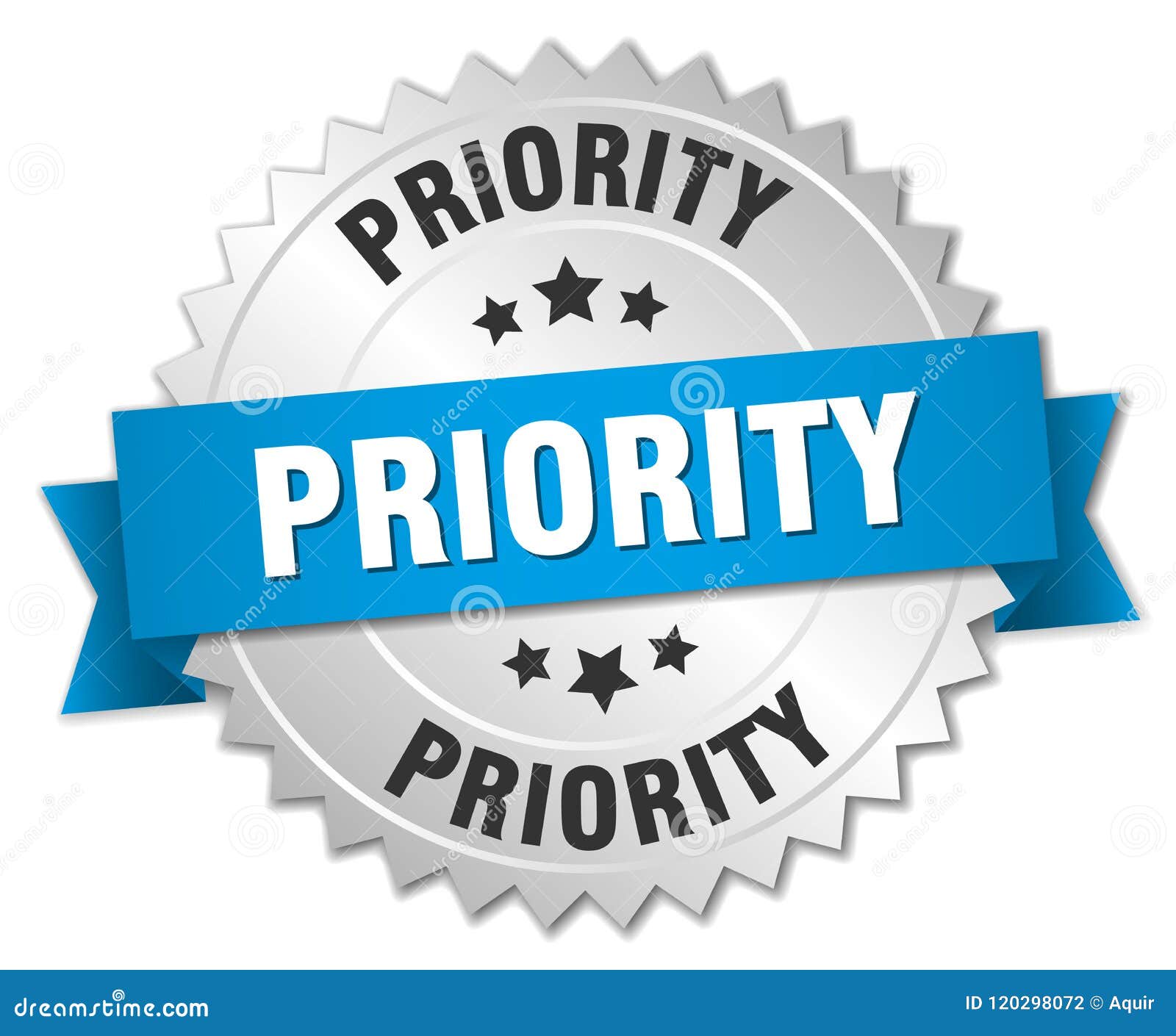 Priority stock vector. Illustration of label, medallion - 120298072