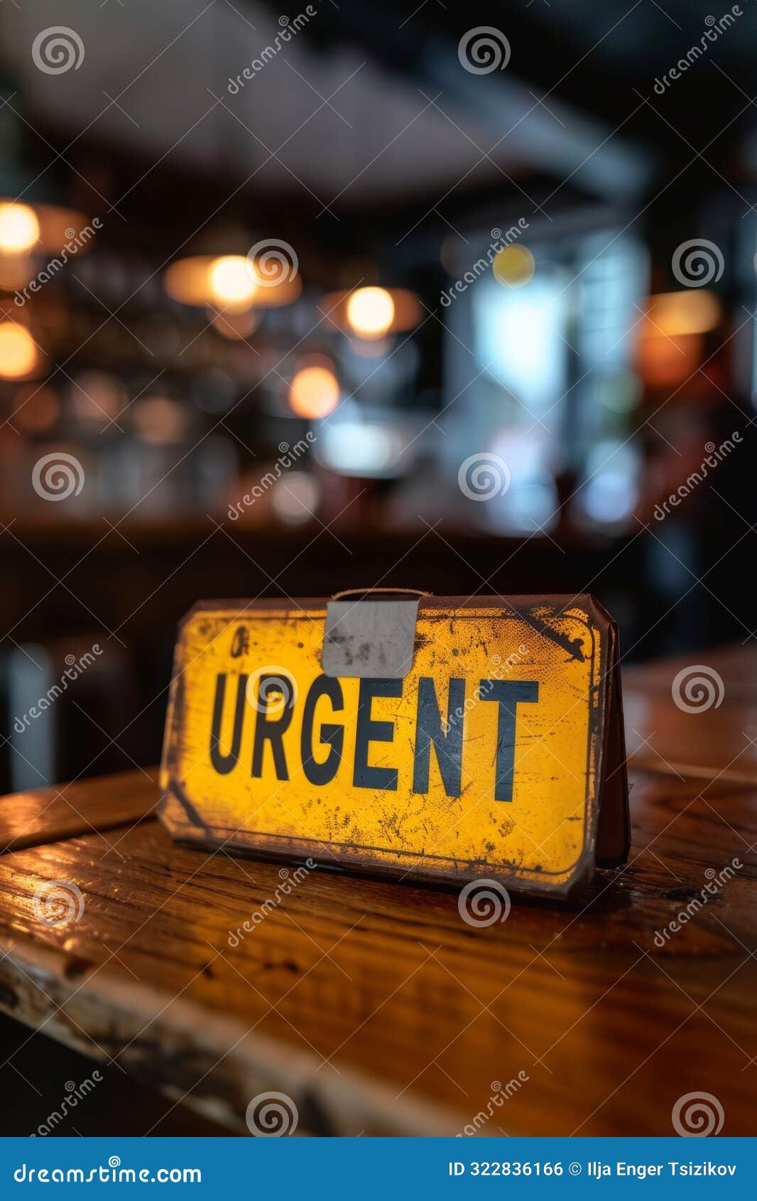 Priority Small Envelope Package with Urgent Label on Table for Swift ...