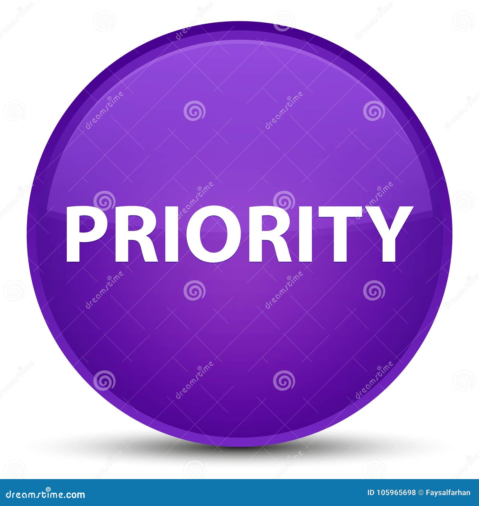 Priority Special Purple Round Button Stock Illustration - Illustration ...