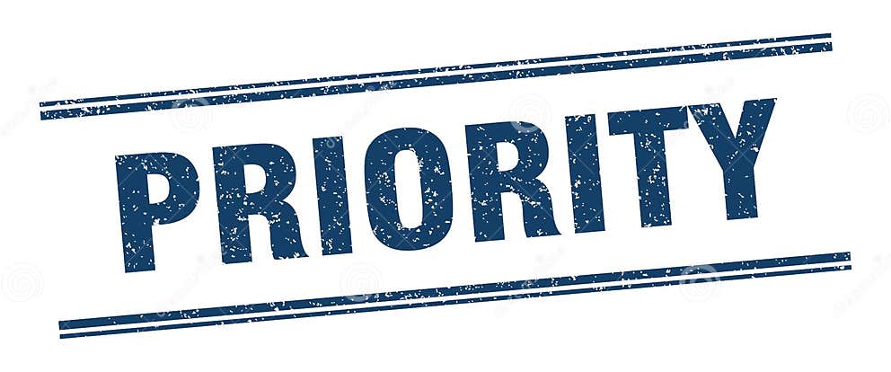 Priority Stamp. Priority Square Grunge Sign Stock Vector - Illustration ...