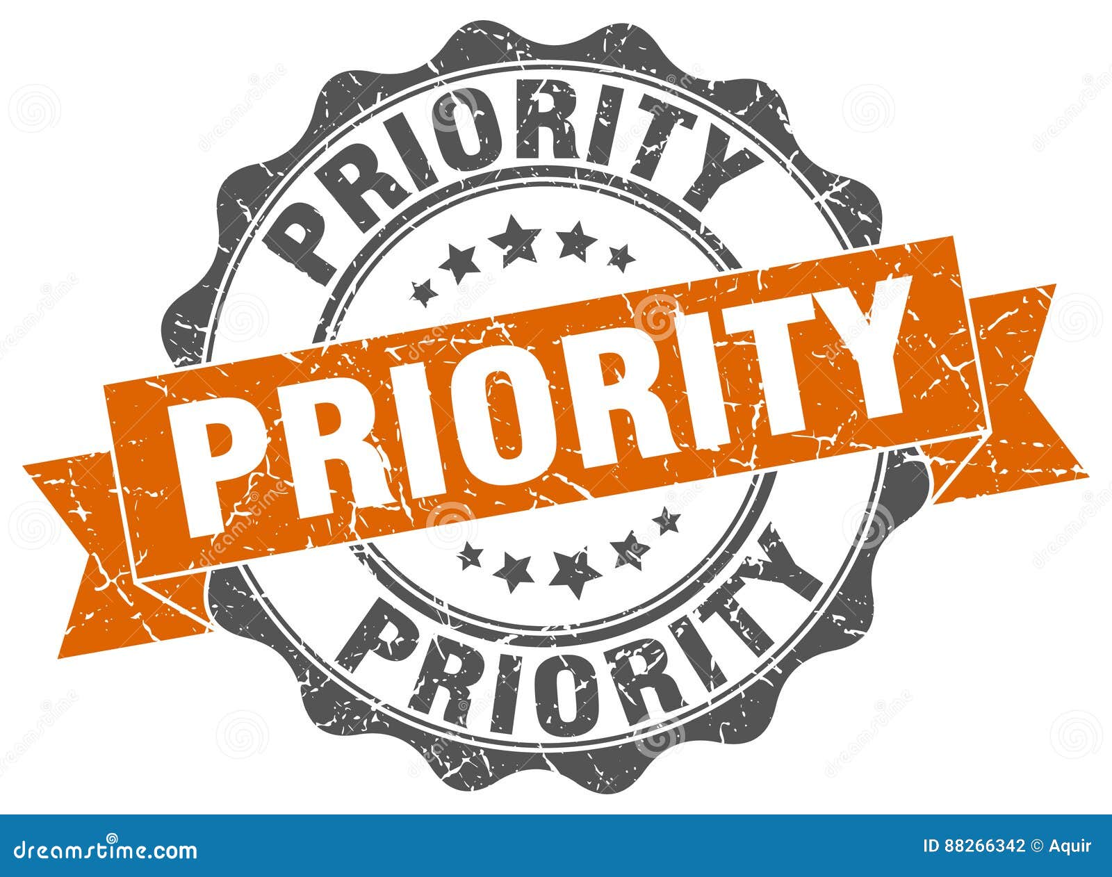 Priority stamp stock vector. Illustration of circle, isolated - 88266342
