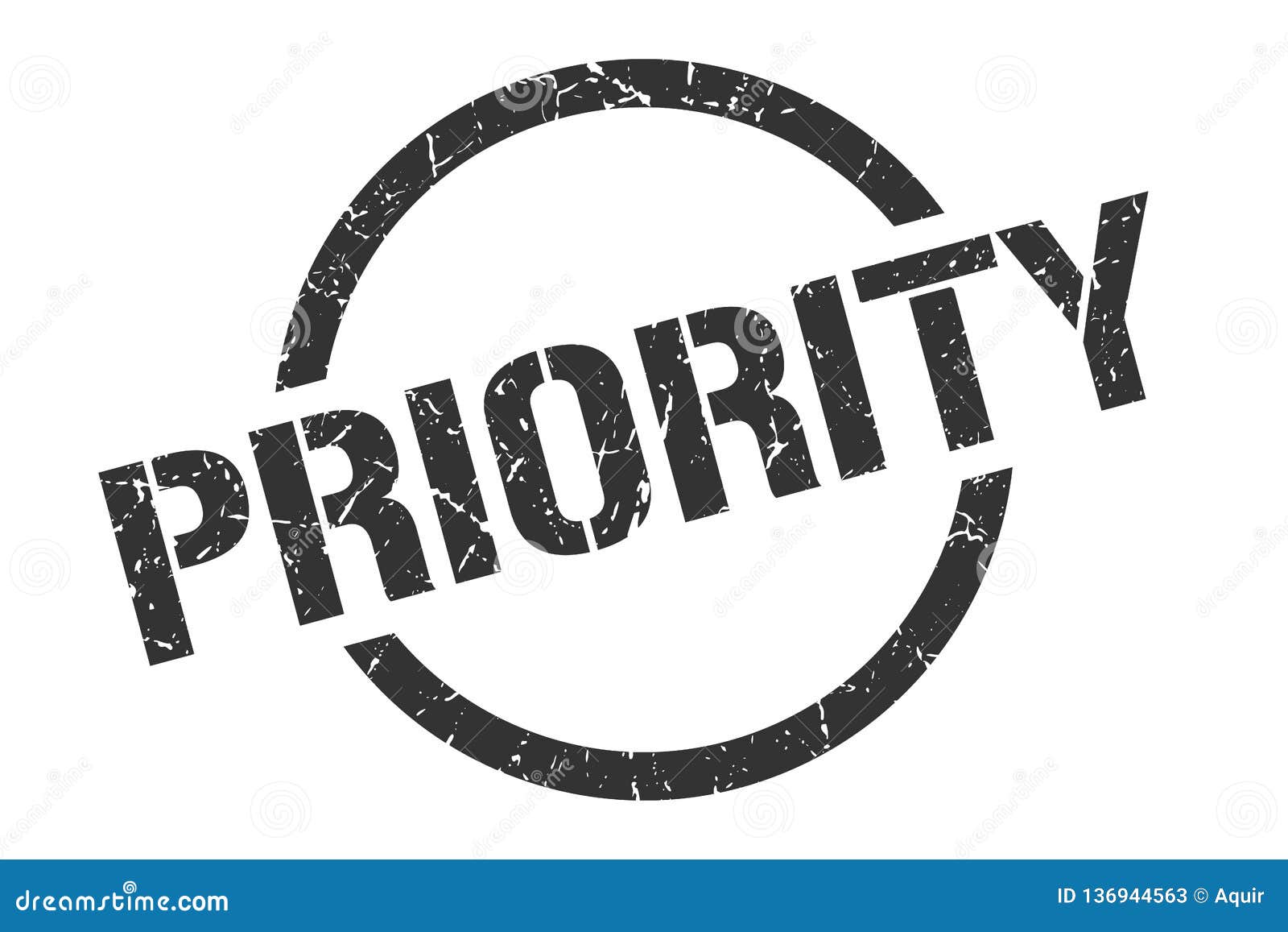 Priority stamp stock vector. Illustration of label, badge - 136944563