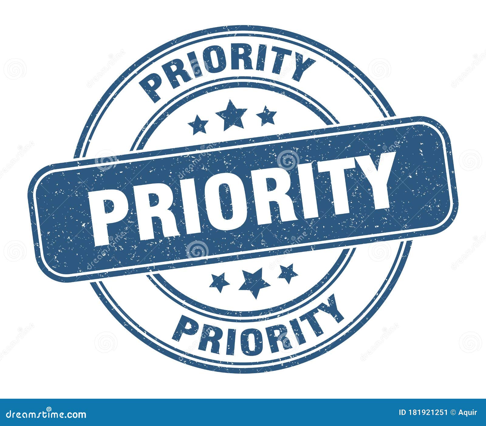 Priority Stamp. Priority Round Grunge Sign Stock Vector - Illustration ...