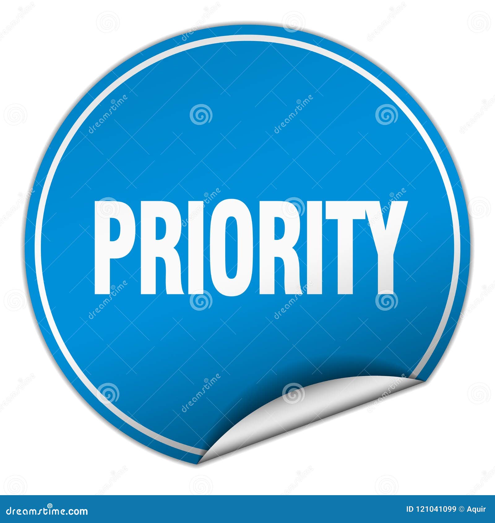 Priority sticker stock vector. Illustration of background - 121041099