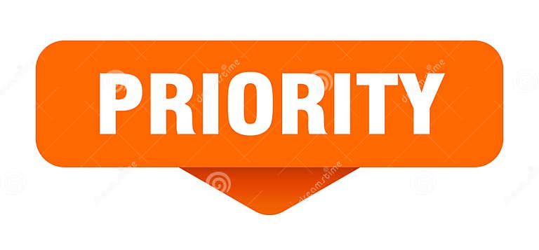 Priority Sticker. Priority Sign on Transparent Background Stock Vector ...