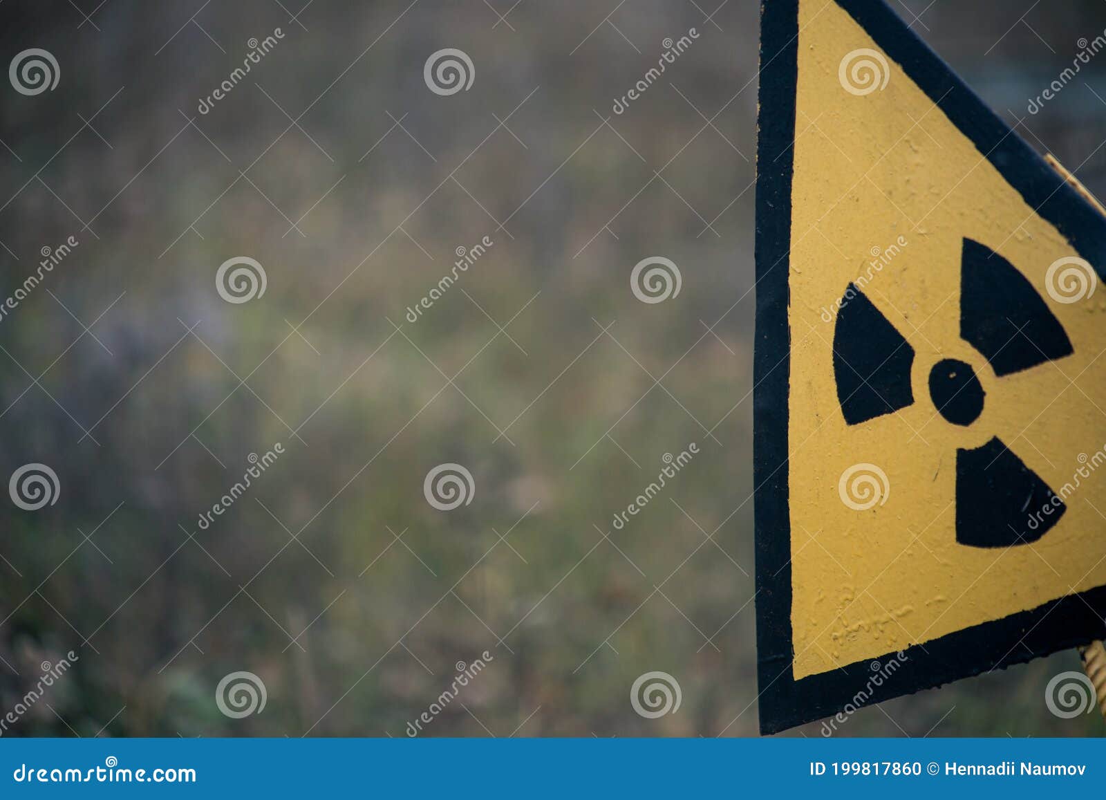 Pripyat Radiation Warning Sign In Chernobyl Royalty-Free Stock Image ...