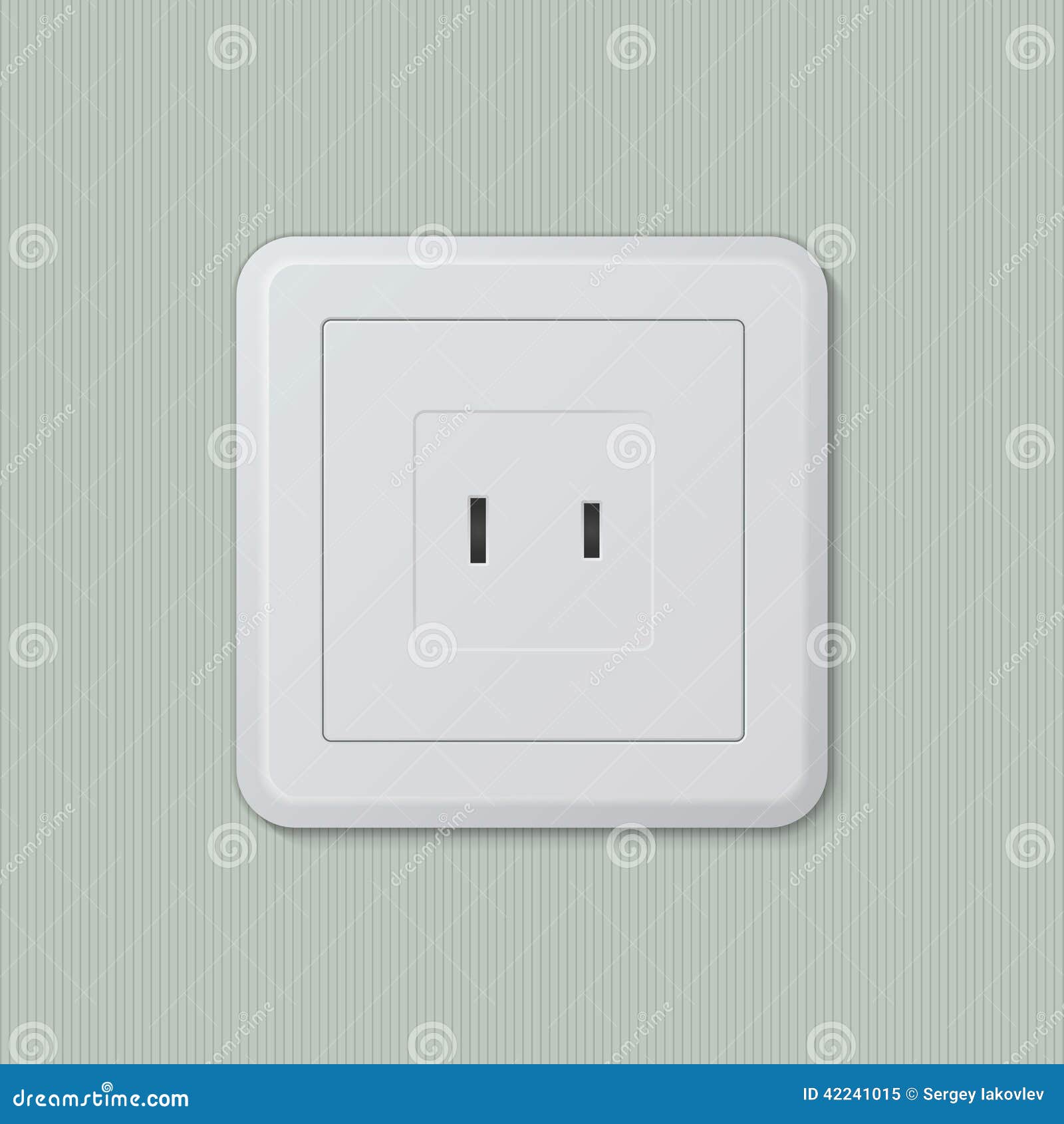 Prise électrique Américaine 04 Illustration de Vecteur - Illustration ...