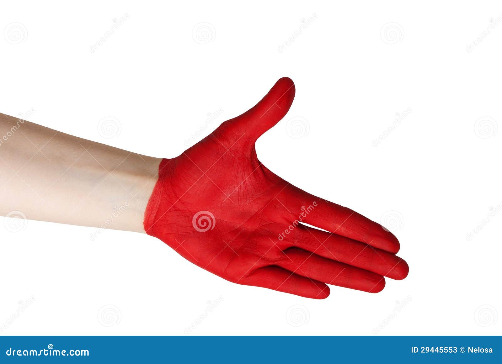 Prise de contact rouge image stock. Image du couleur - 29445553