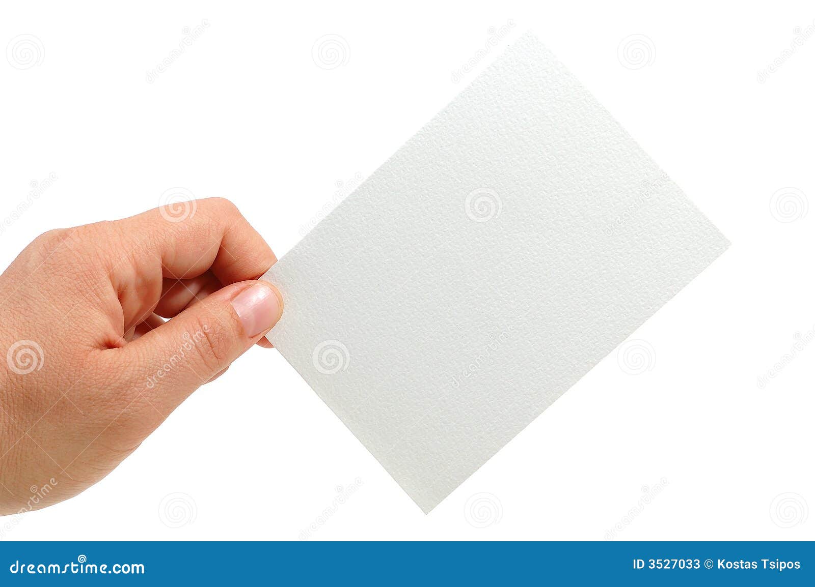 Prise De Main Une Carte De Note Image stock - Image du information ...