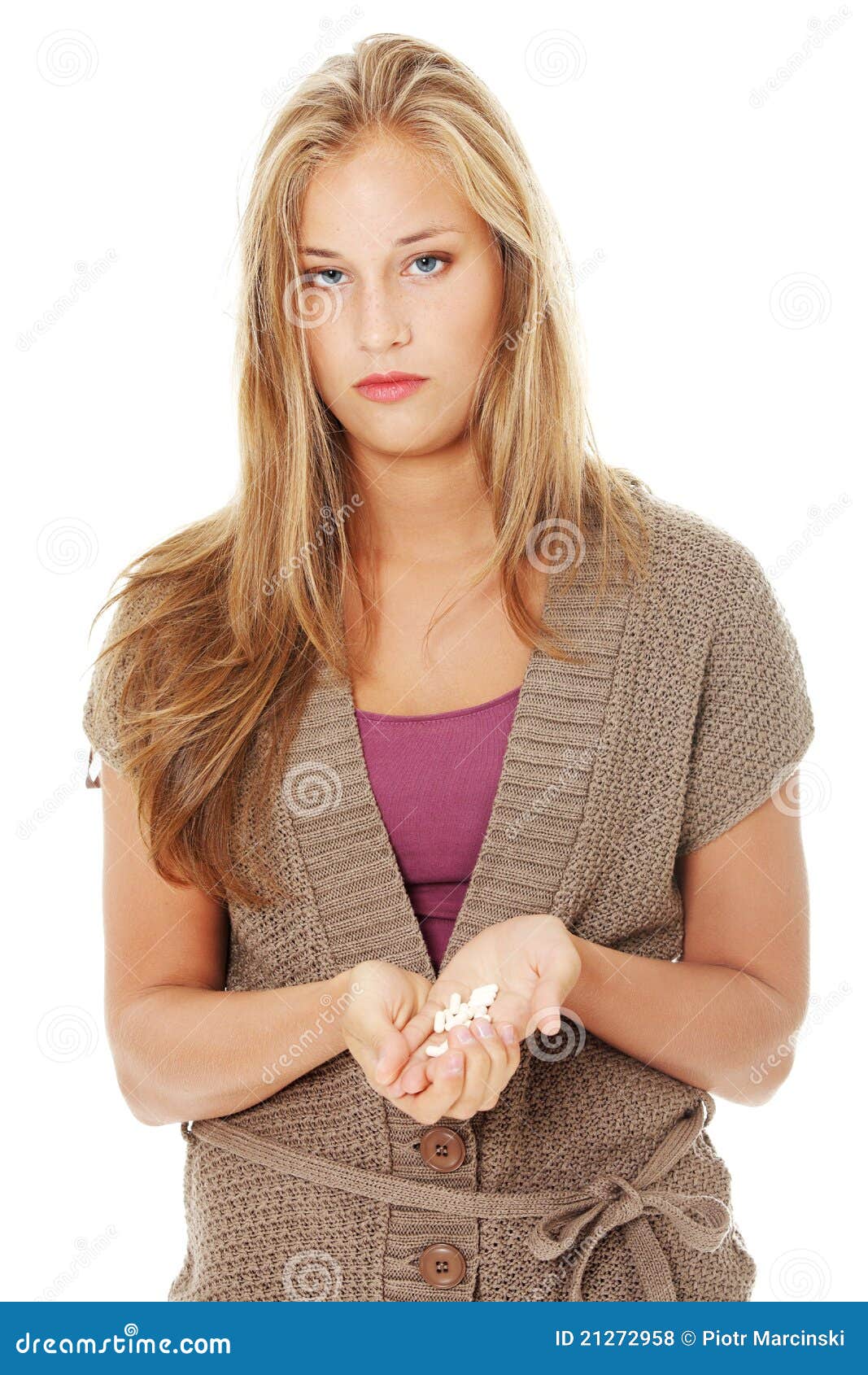 Prise des pillules photo stock. Image du pillule, contraceptif - 21272958