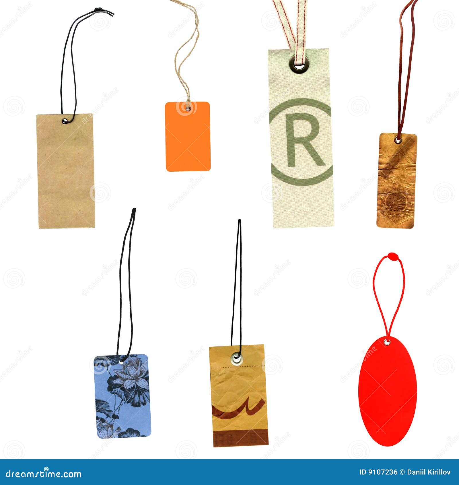 Prise Labels Isolated on White Stock Photo - Image of natural, price ...