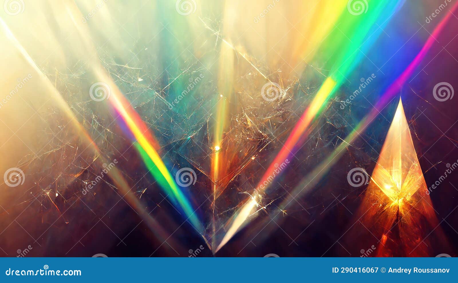 Prism Abstract Background. AI Generated. Stock Illustration ...
