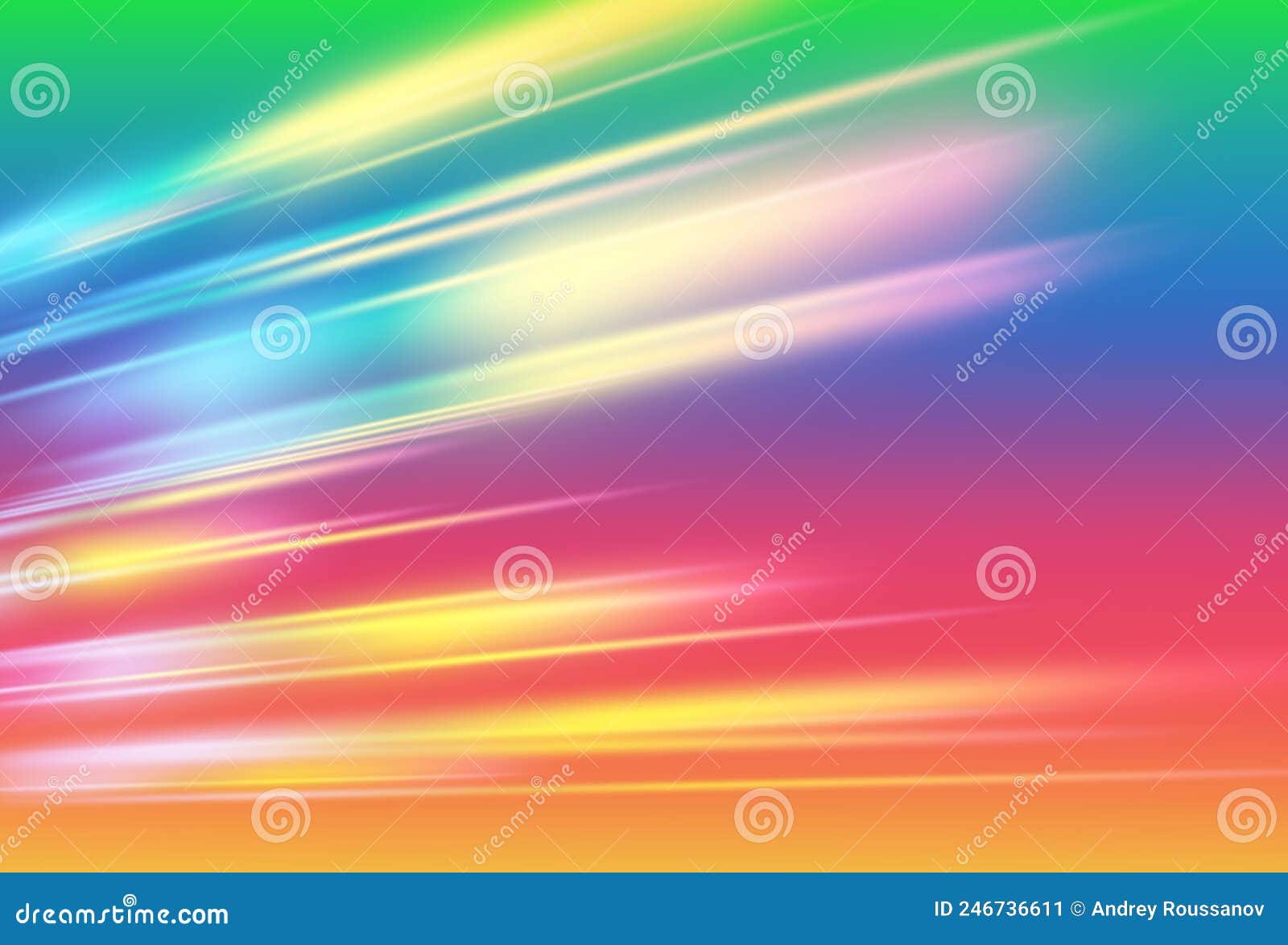 Prism Backdrop. Rainbow Lights Background. Stock Vector - Illustration ...