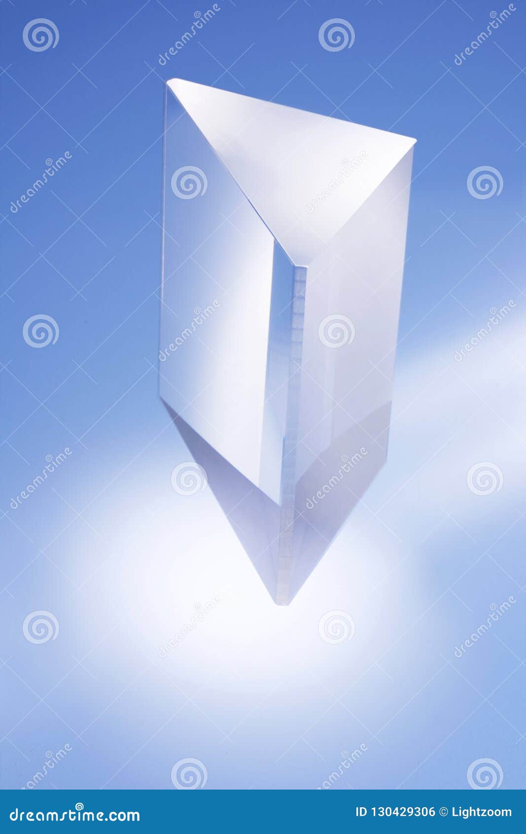 Glass Prism Cubes Refract Sunlight Onto A Spectrum Of Colors Royalty ...