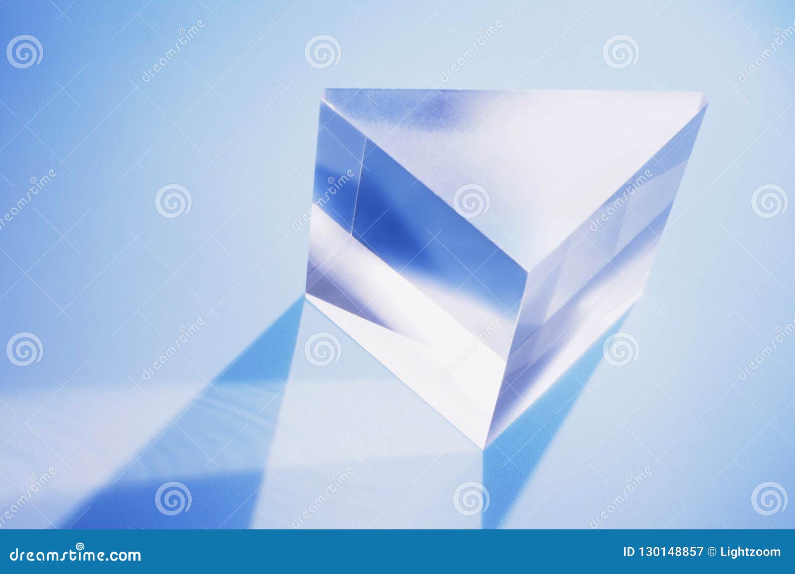 Glass Prism stock image. Image of spectrum, triangle - 130148857