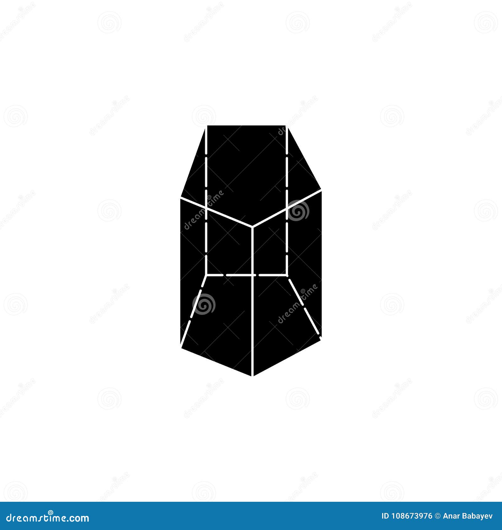 Prism Icon. Elements of Geometric Figure Icon for Concept and Web Apps ...