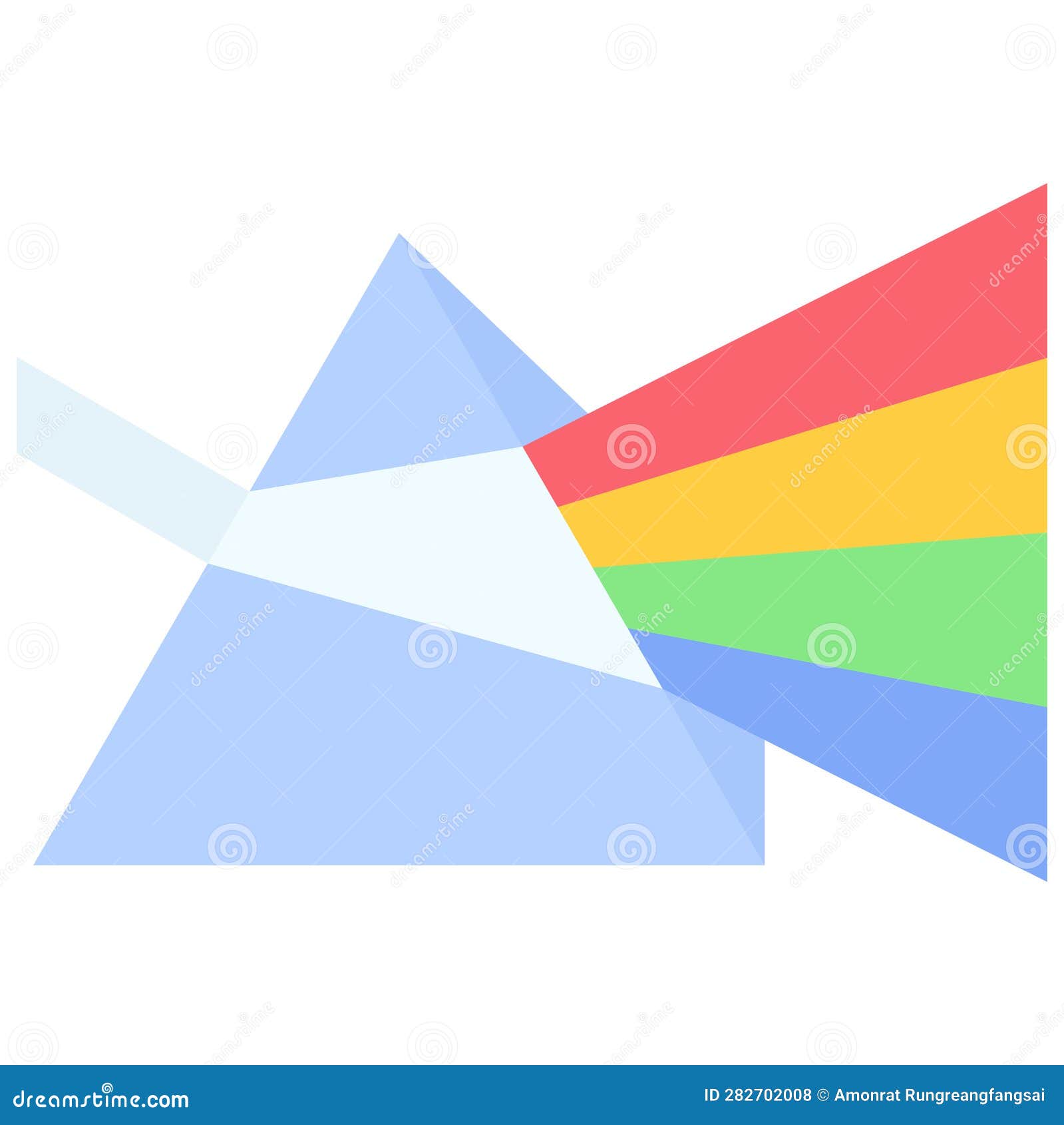 Prism Icon, High School Related Vector Illustration Stock Vector ...