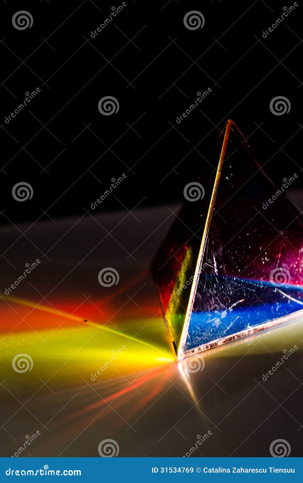 Prism and light experiment stock image. Image of angles - 31534769