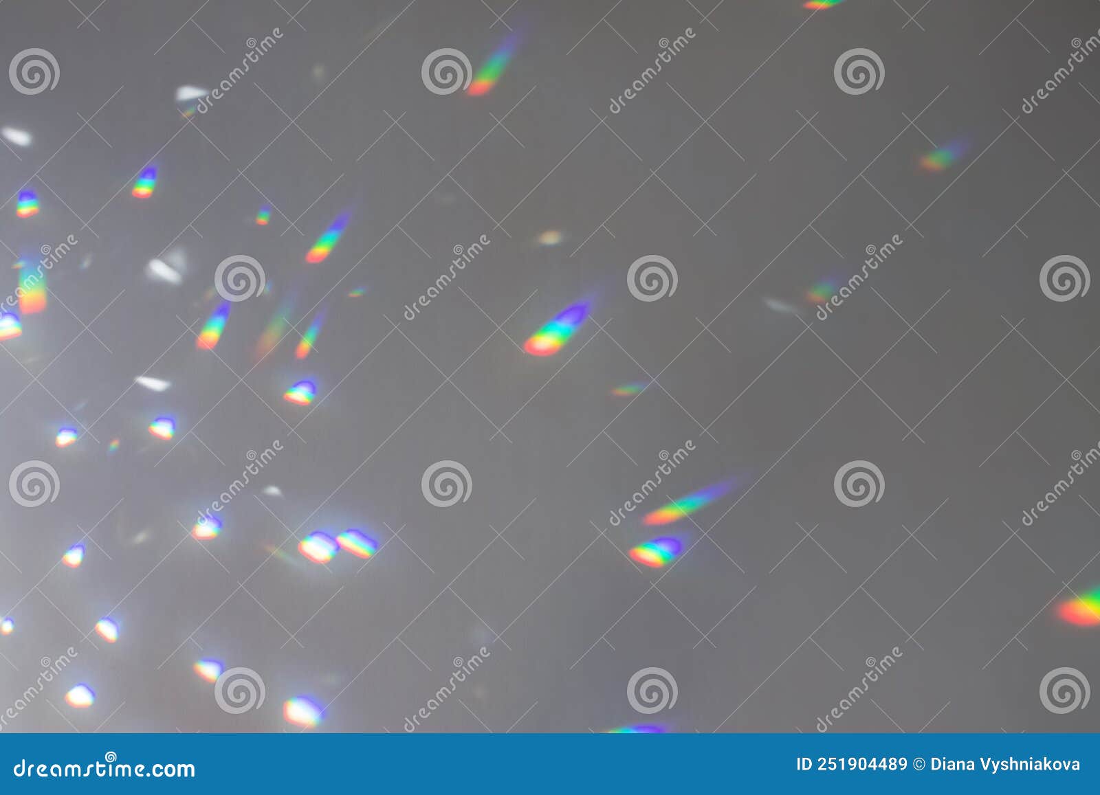 Prism Light Leak Shine Overlay Background. Unique Natural Light Rainbow Rays Effect Stock ...