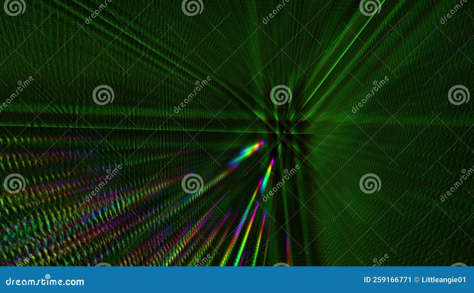 Prism Light Rays Float in Space Green Background Stock Video - Video of ...