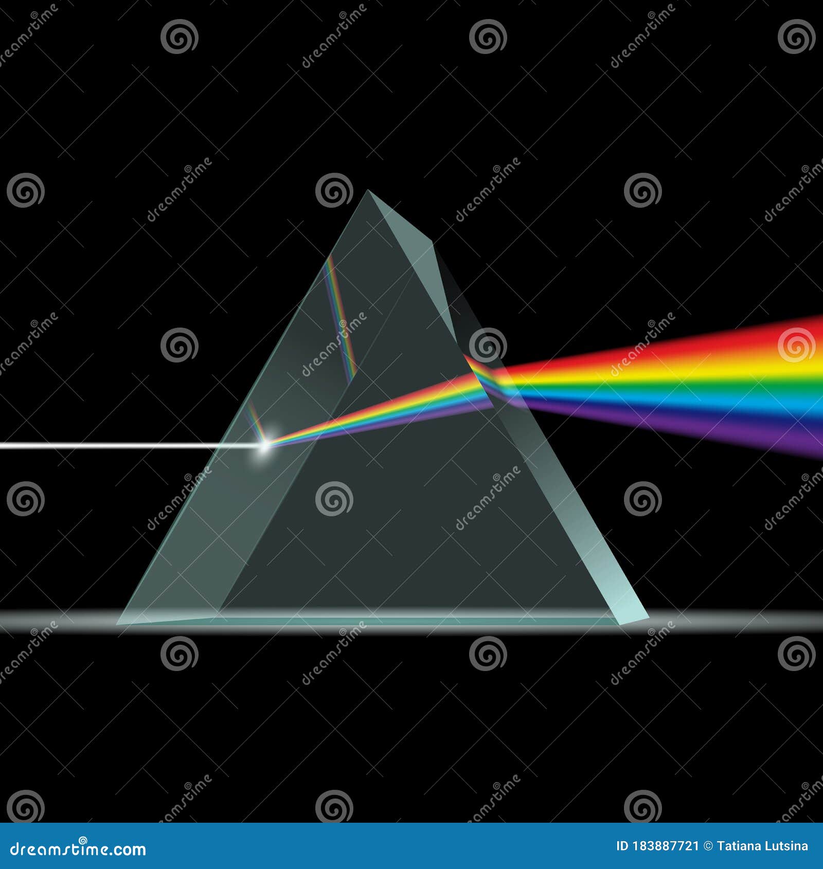 Prism. Light Separated To Spectrum Through Prism. Optics Physics. Light ... Prism. Light Separated To Spectrum Through Prism. Optics Physics. Light ...