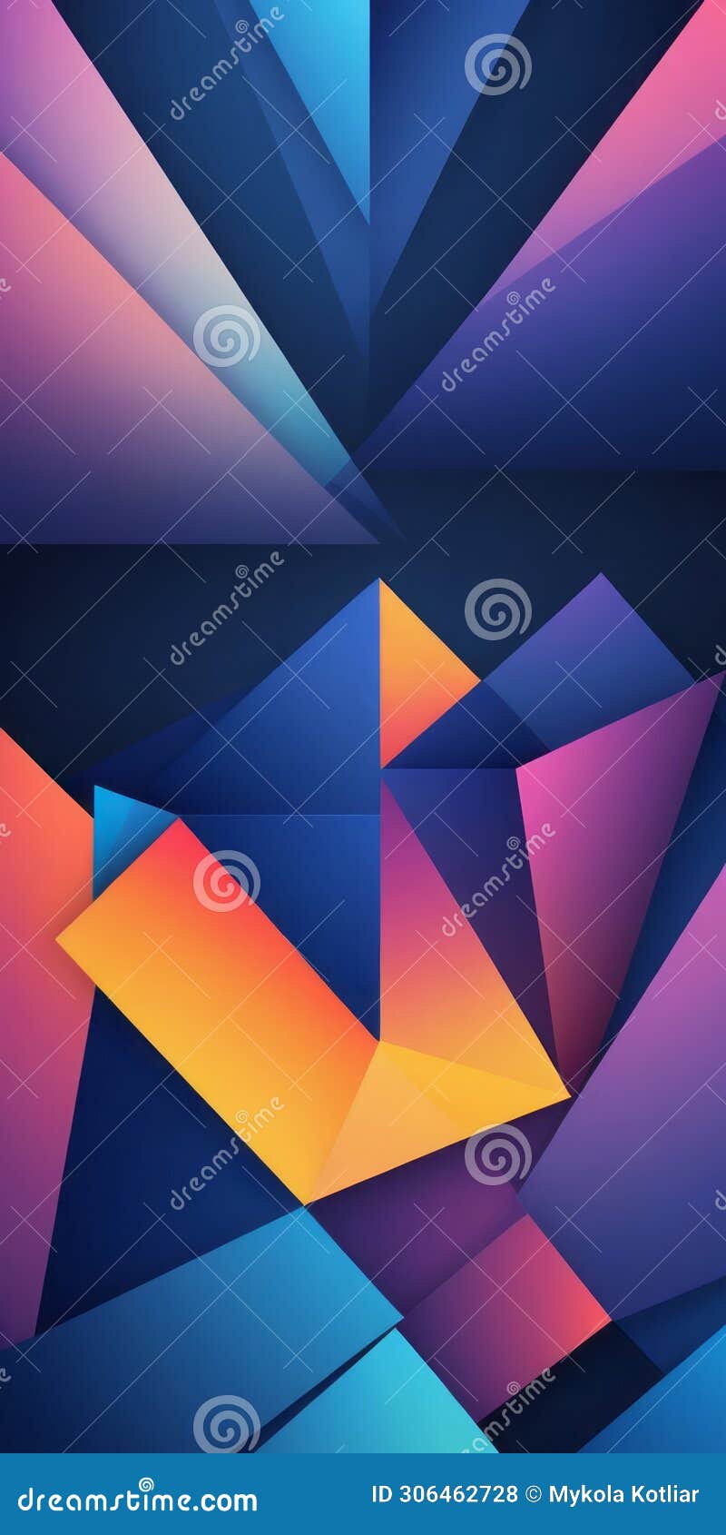 Prism Shapes in Blue and Blue Stock Photo - Image of generated, prism ...