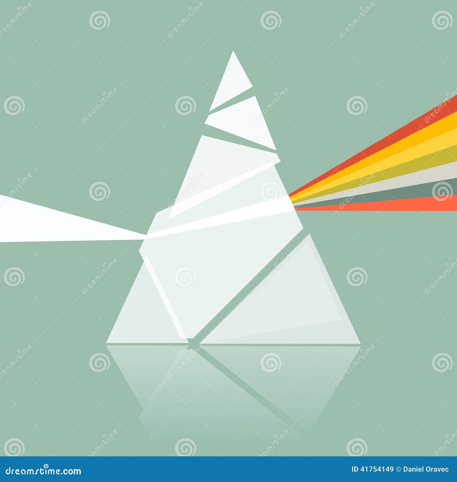 Prism Spectrum Illustration Stock Vector - Illustration of lens, bright ...
