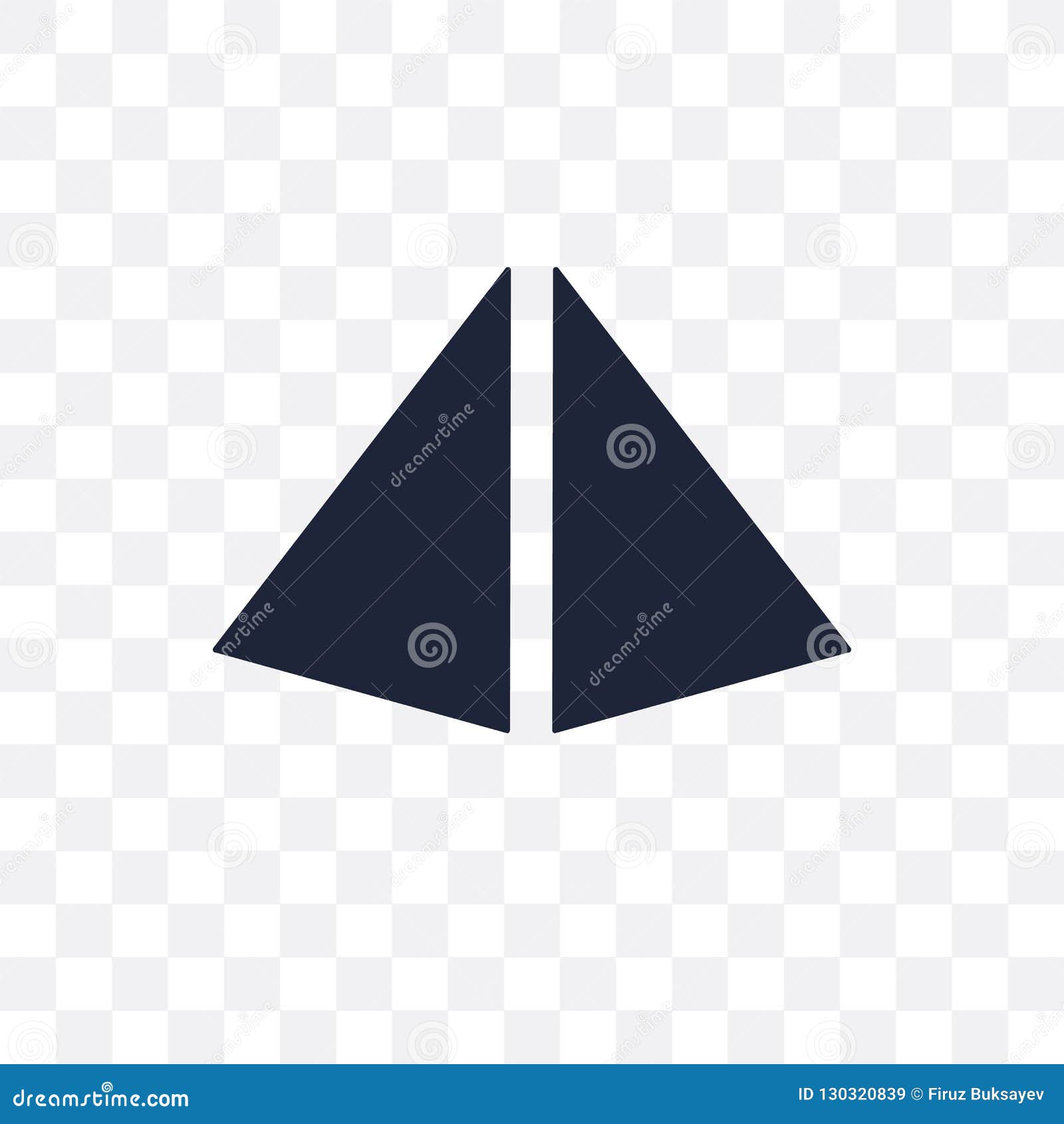 Prism Transparent Icon. Prism Symbol Design from Geometry Collection ...
