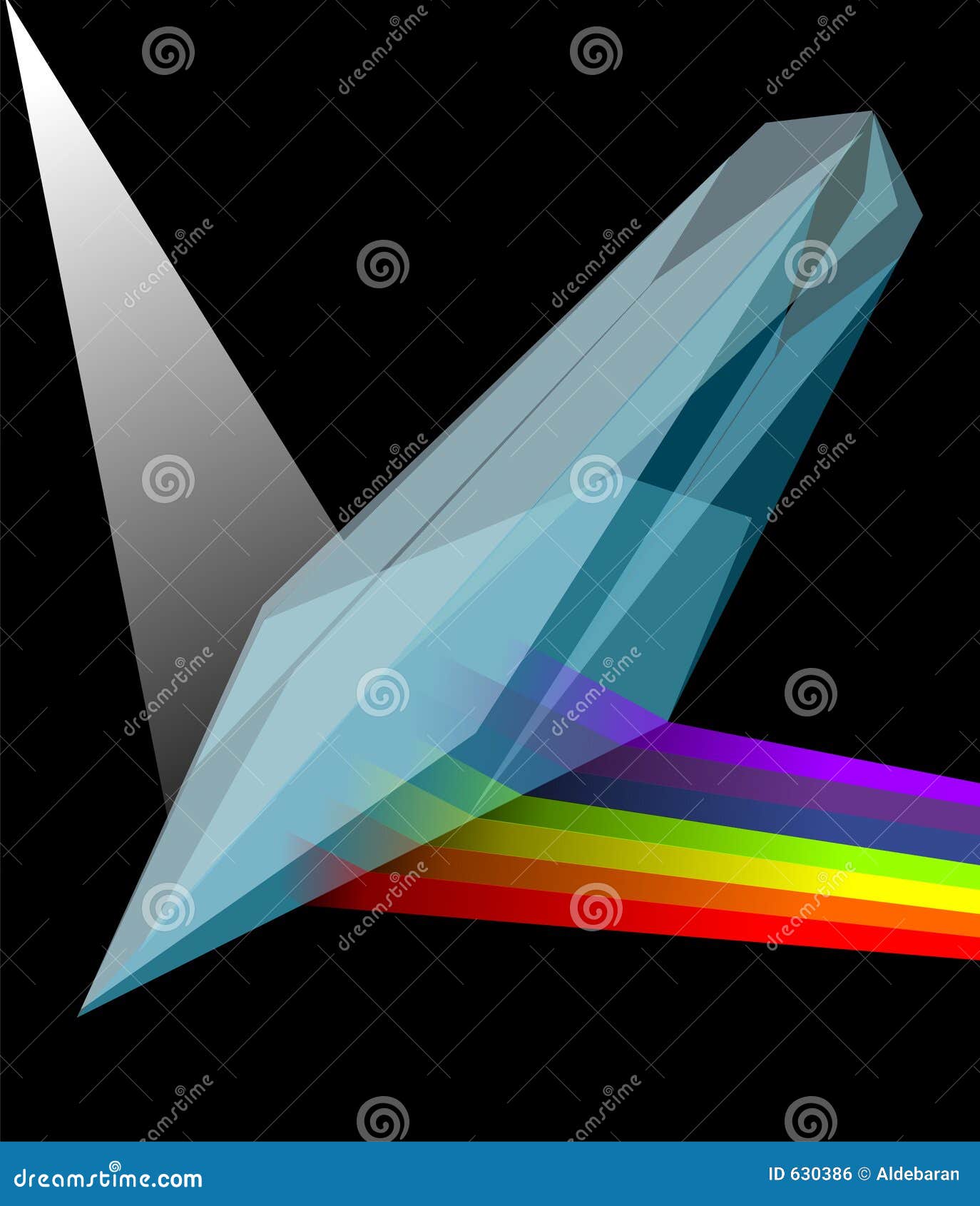 Prisma illustrazione di stock. Illustrazione di rifrazione - 630386