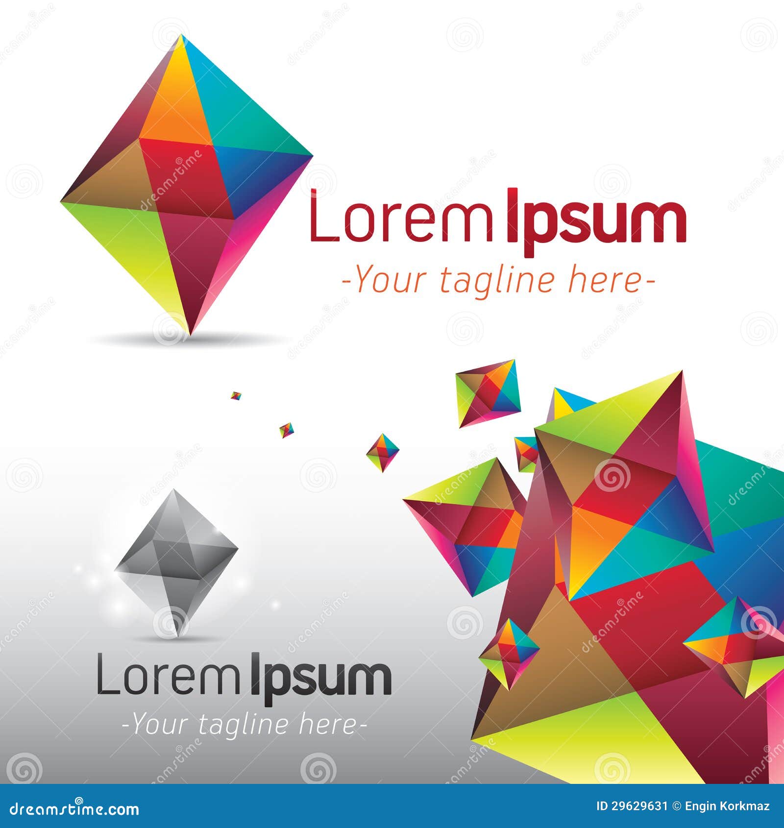 Prisma triangular ilustração do vetor. Ilustração de incorporado - 29629631