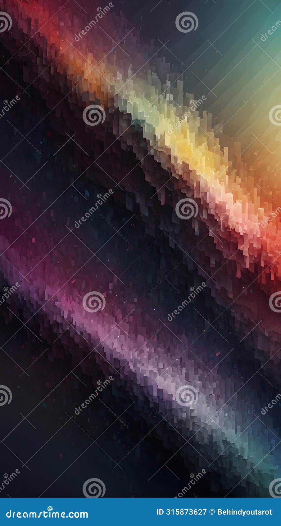 Prismatic Flow. this Stunning Abstract Image Features a Mesmerizing ...