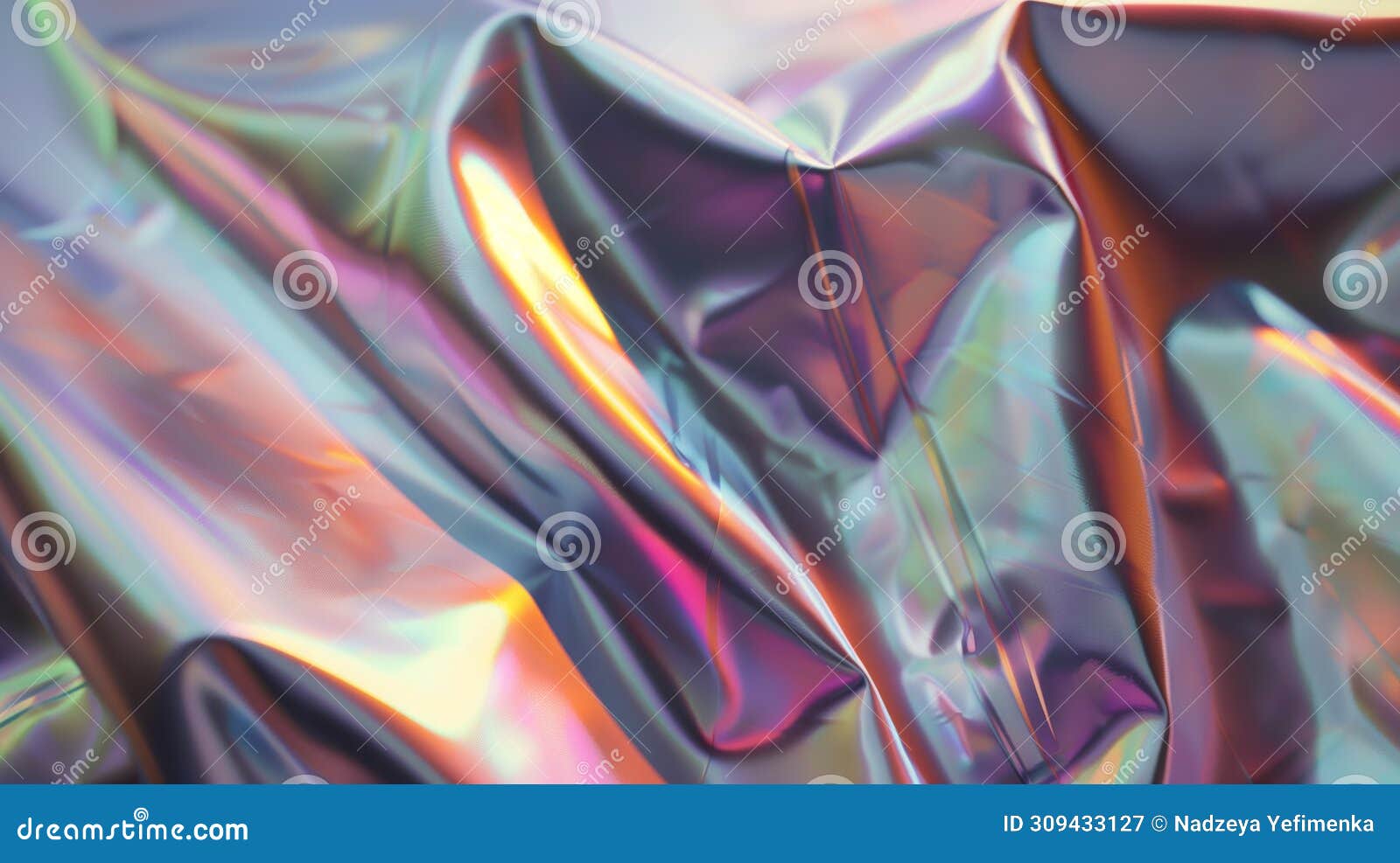 Prismatic Glossy Foil Texture. AI Generated. Stock Photo ...