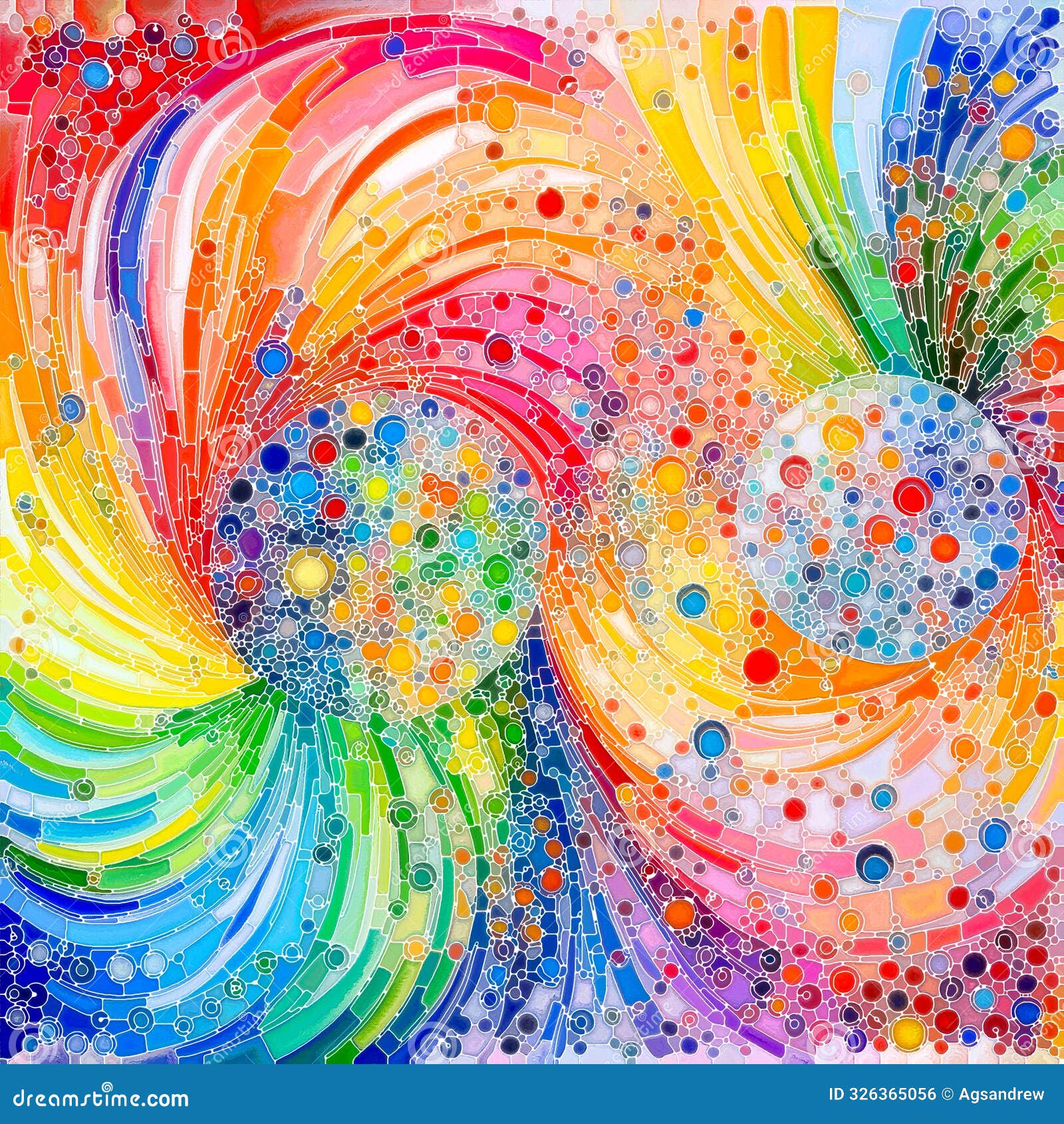 Prismatic Form Evolution stock illustration. Illustration of visual ...