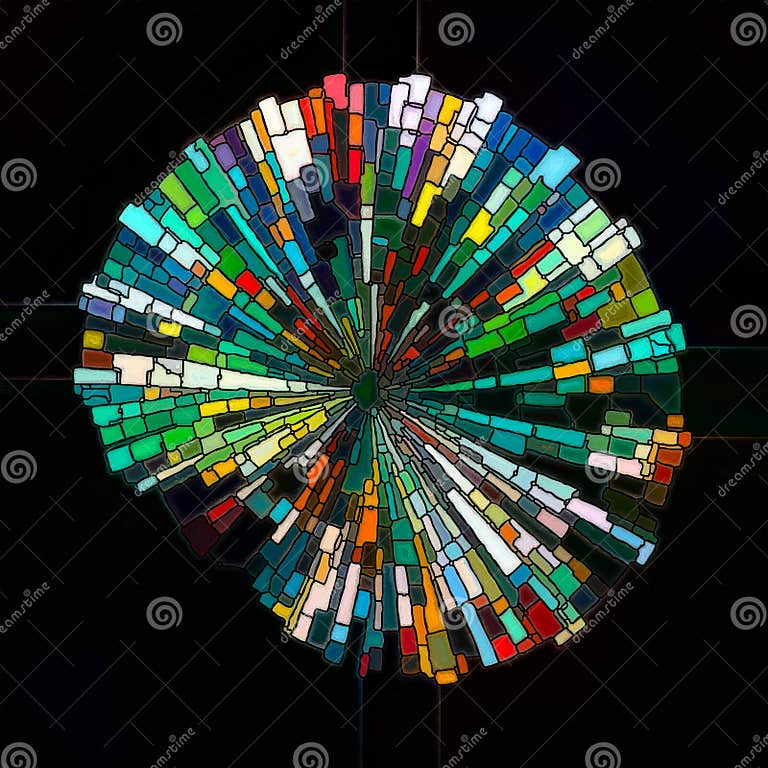 Prismatic Form Evolution stock photo. Image of abstract - 334677554