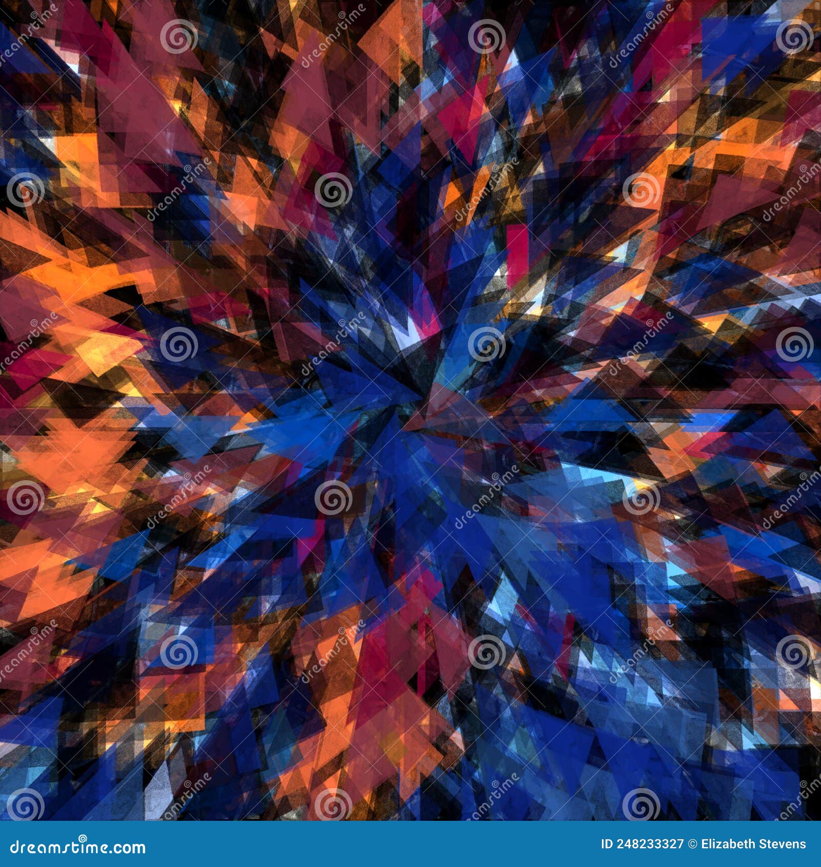 Radiating Triangles Stock Illustrations – 262 Radiating Triangles Stock ...