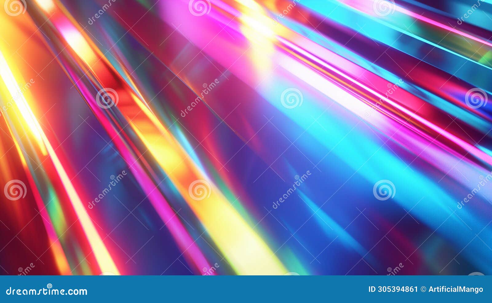 Prismatic Texture On Metal Surface. AI Generated. Royalty-Free Stock ...