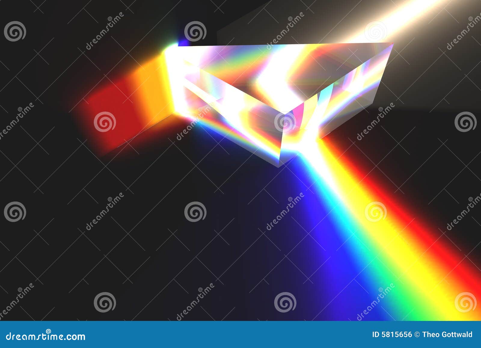Prisme Optique Et Arc-en-ciel Illustration Stock - Illustration du ...