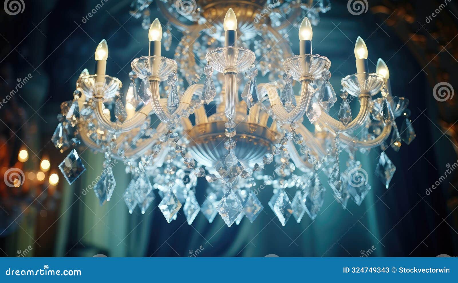 Prisms light shining stock illustration. Illustration of walls - 324749343