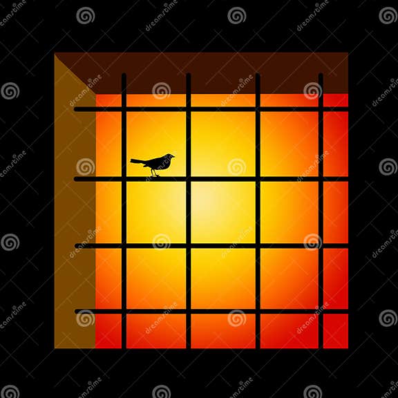 Prison stock illustration. Illustration of detained, hopeless - 23158411