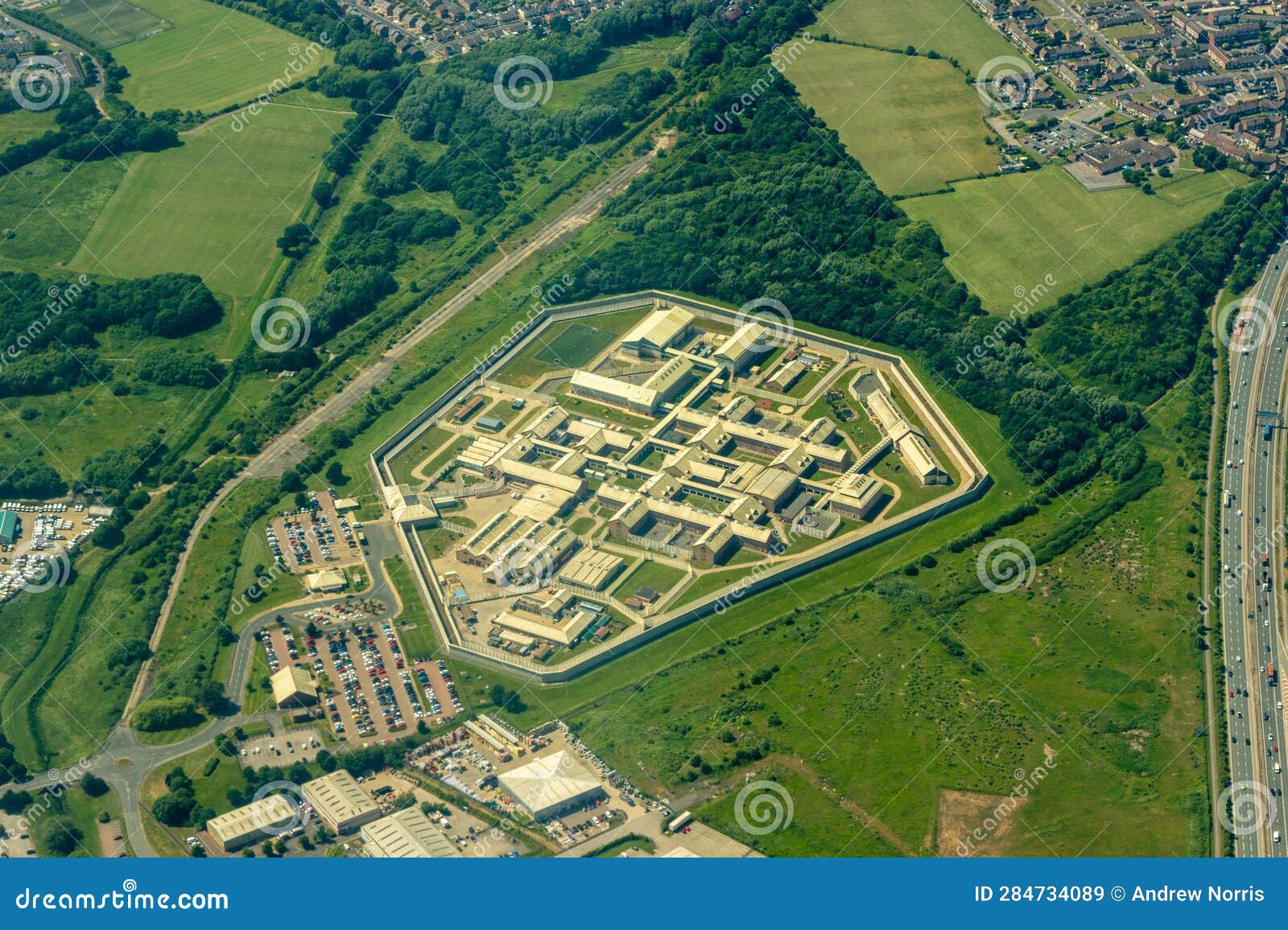 Prison from Above stock image. Image of structure, kingdom - 284734089